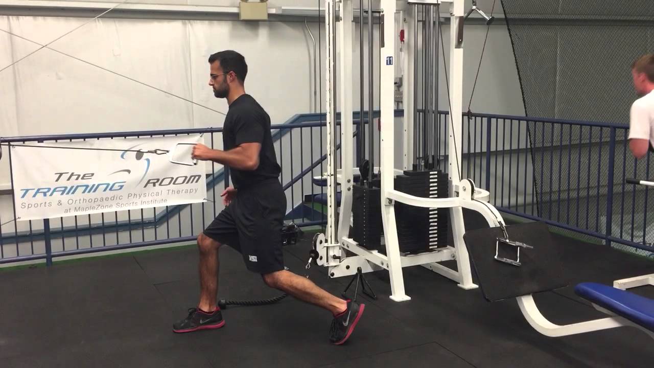 Standing Split Stance 1 Arm Cable Rows - YouTube