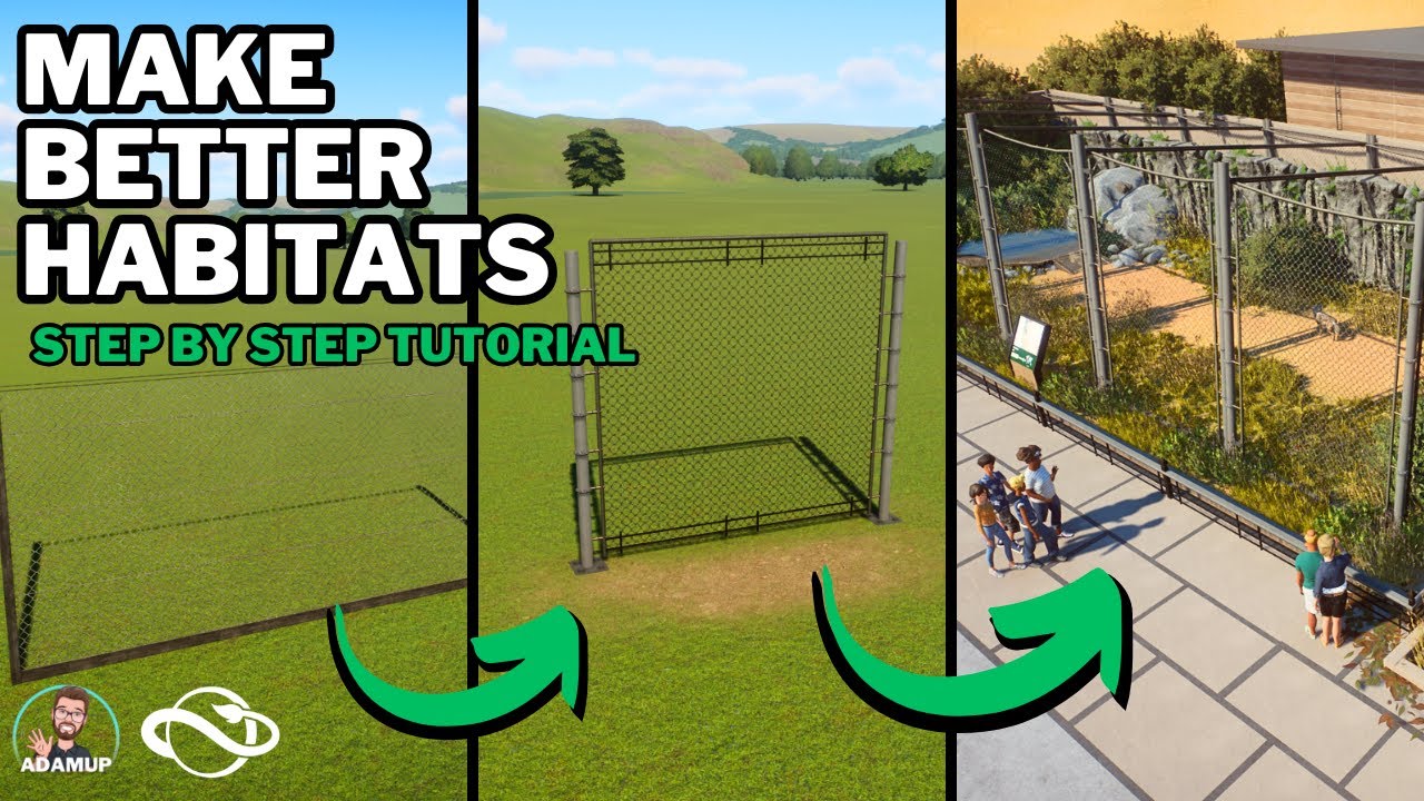 How YOU Can Make Better Planet Zoo Habitats - Barrier & Fencing ...