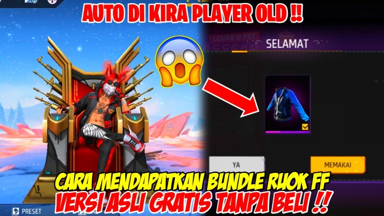CARA MENDAPATKAN BUNDLE RUOK VERSI ASLI SECARA GRATIS BUNDLE RUOK FF ...