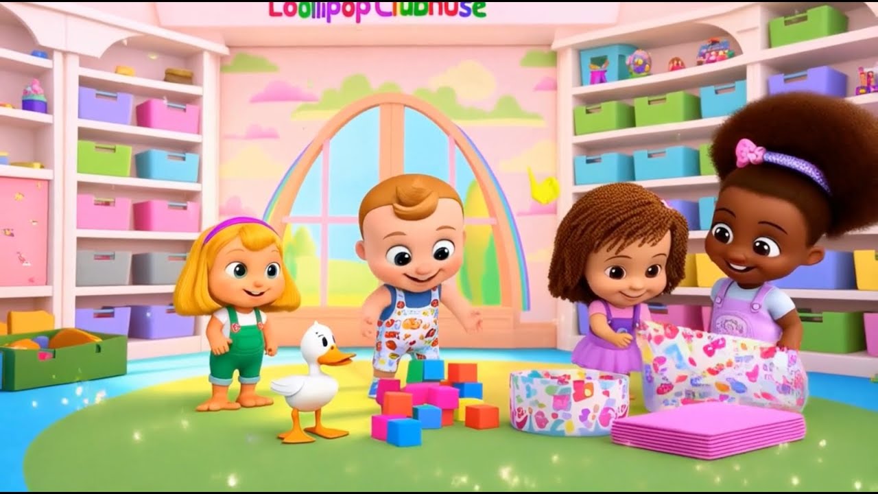Lollipop Clubhouse Clean Up Song 🧼🌟 l 🍭Lollipop - Nursery Rhymes & Kids ...