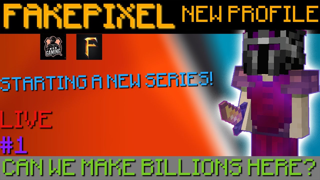 [LIVE] | [FAKEPIXEL SKYBLOCK] | LET'S START WITH NEW SERIES! NEW ...