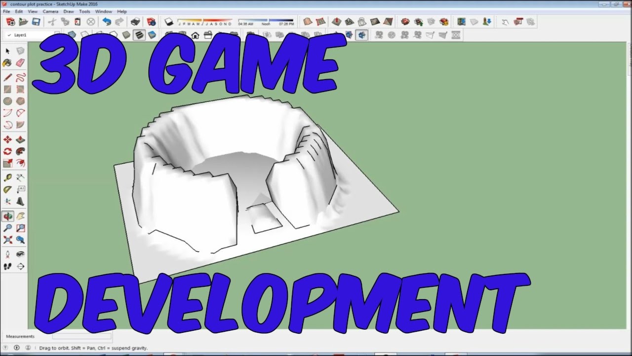 3D Game Modeling in Sketchup - YouTube