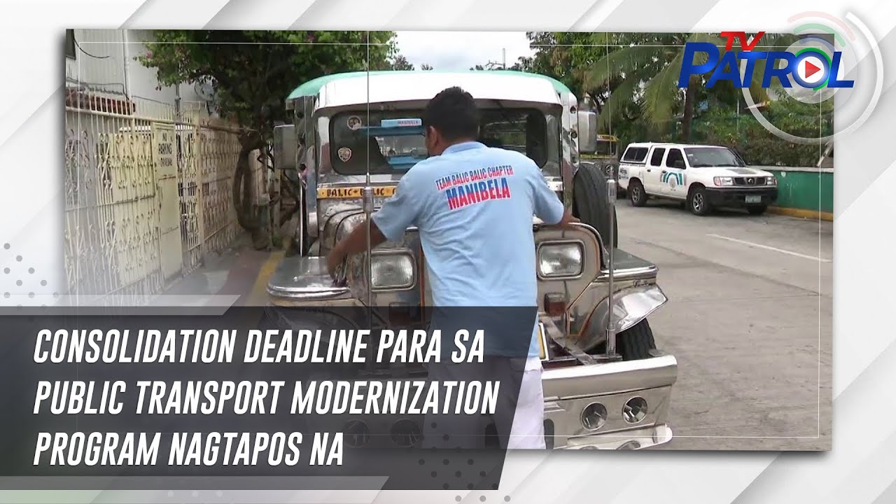 Consolidation deadline para sa Public Transport Modernization Program ...