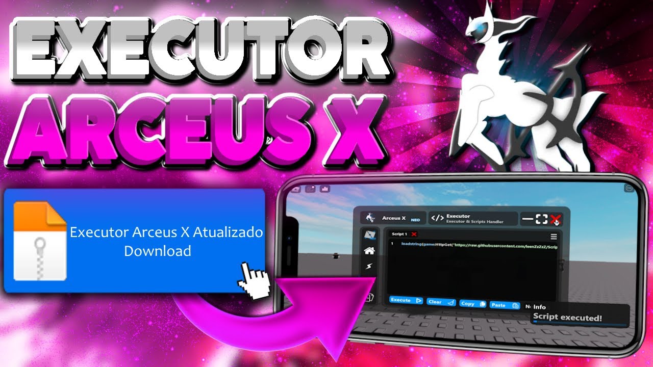 ARCEUS X ATUALIZOU!! EXECUTOR ARCEUS X Celular/Pc - Script Roblox ...