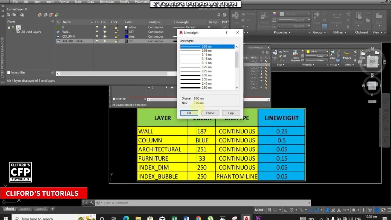 HOW TO CREATE LAYER IN AUTOCAD FOR BEGINNERS YouTube how-to-create-layer-in-autocad-for-beginners-youtube