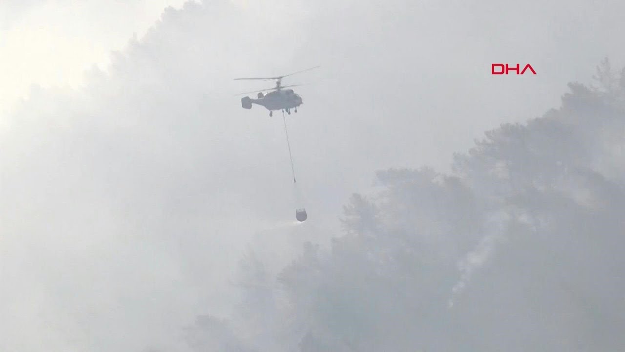 Turkey fights forest fires near tourist resorts | AFP - YouTube