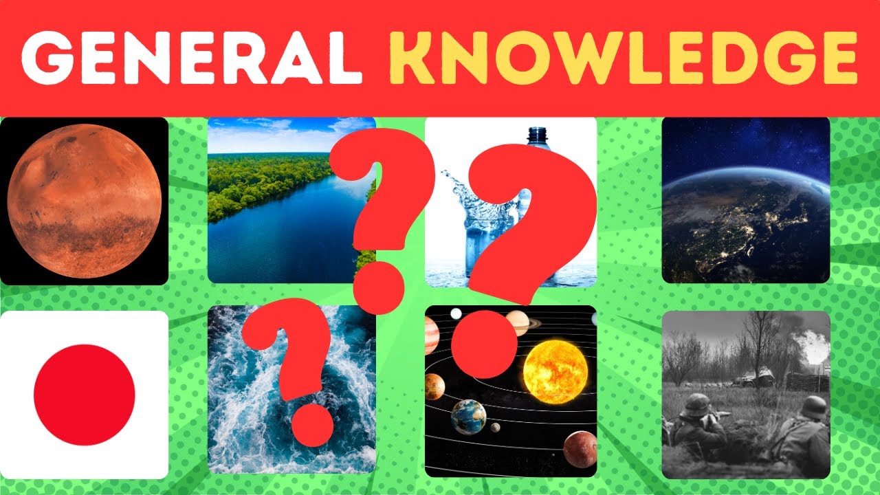 14 General Knowledge Questions Test Your Brainpower Youtube