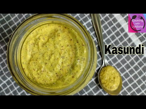 5 minute Bengali Kasundi Recipe | Indian Mustard Sauce Recipe | Sweet n ...