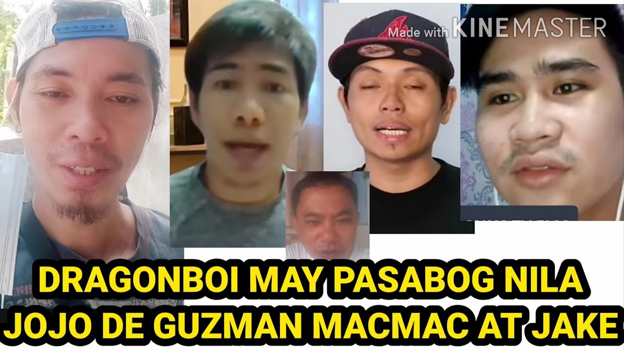 DRAGONBOI MAY PASABOG NA SALITA TUNGKOL NILA JOJO DE GUZMAN MAC MAC ...