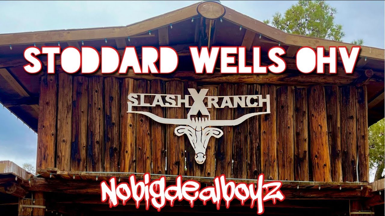 Stoddard Wells OHV to Slash X Cafe, High Desert riding spots - YouTube