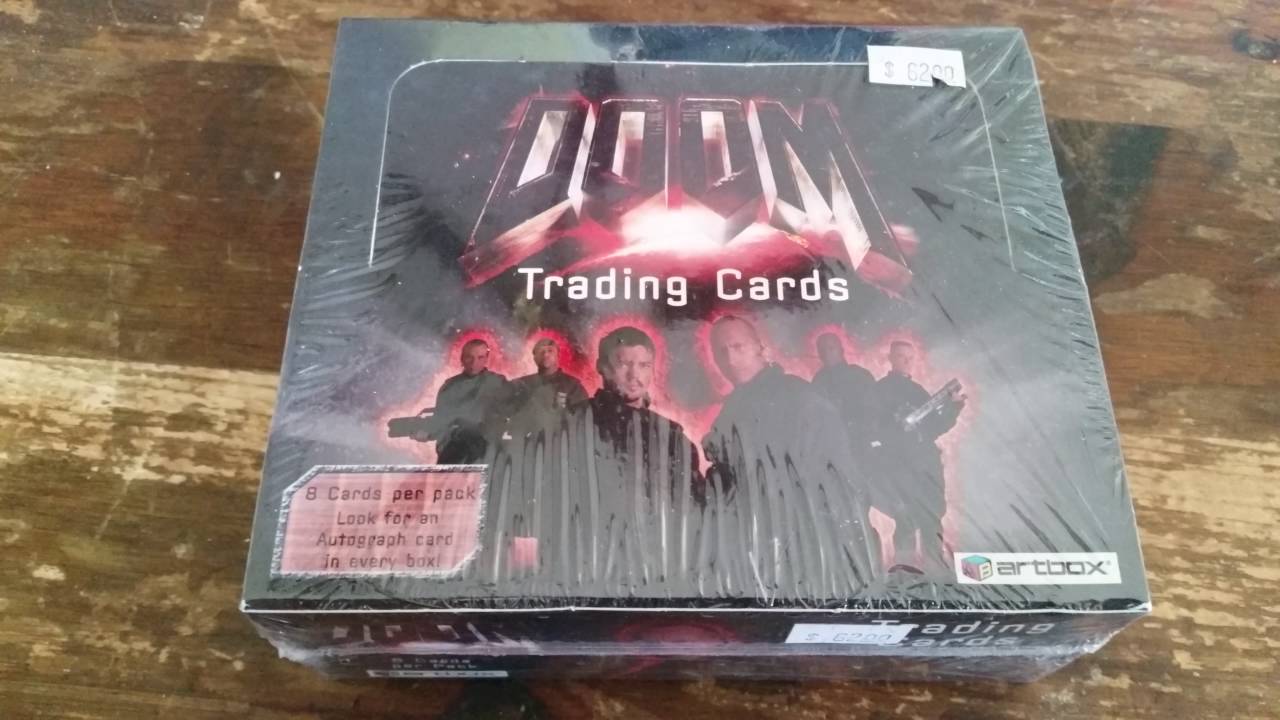 Doom Movie (2005) Artbox Hobby box break & recap Trading cards Rare ...