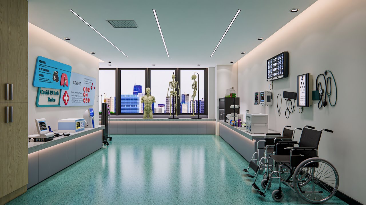 Hospital laboratory interior design by Italian interior design Studio ...