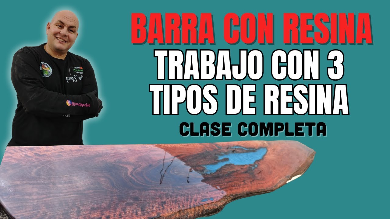 BARRA CON 3 RESINAS / CLASE COMPLETA PASO A PASO - YouTube