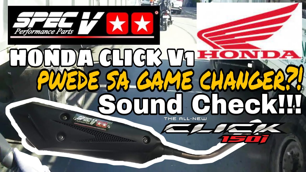 SPEC V POWER PIPE FOR HONDA CLICK 125/150 | PASOK BA SA LTO DECIBEL ...