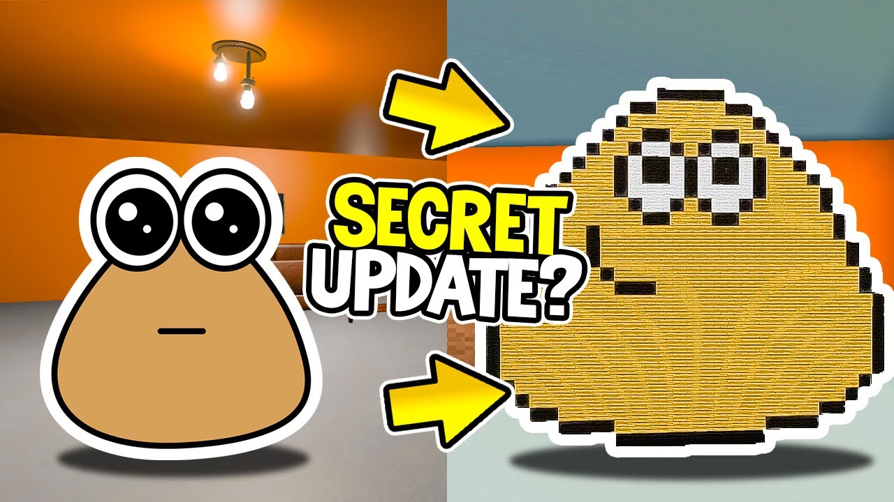 Pou VS Minecraft Build! All Secrets + Endings Constructed in Minecraft ...