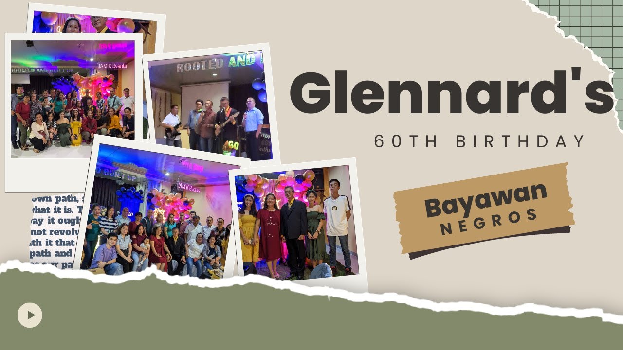 Glennard's 60th birthday - YouTube