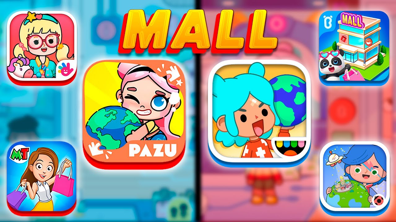 Avatar World Mall vs Miga Town Mall vs Toca Boca Mall vs YoYa World vs ...