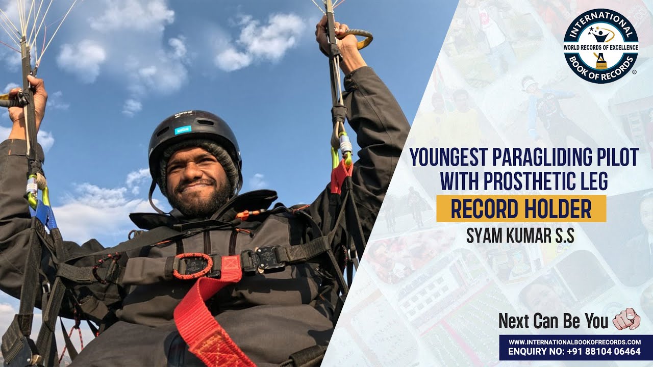 YOUNGEST PARAGLIDING PILOT WITH PROSTHETIC LEG - YouTube