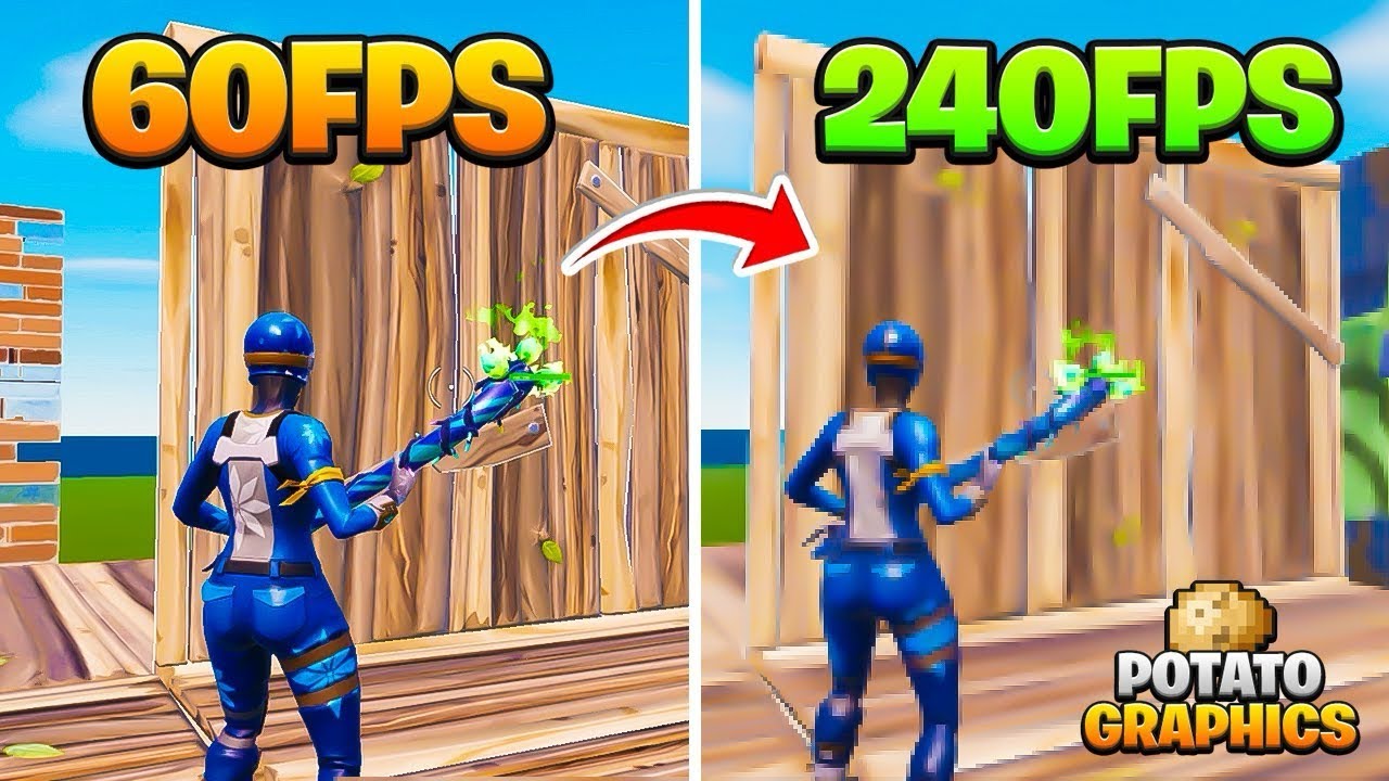 HOW TO GET 🥔 POTATO GRAPHICS IN FORTNITE??!🙀 - YouTube