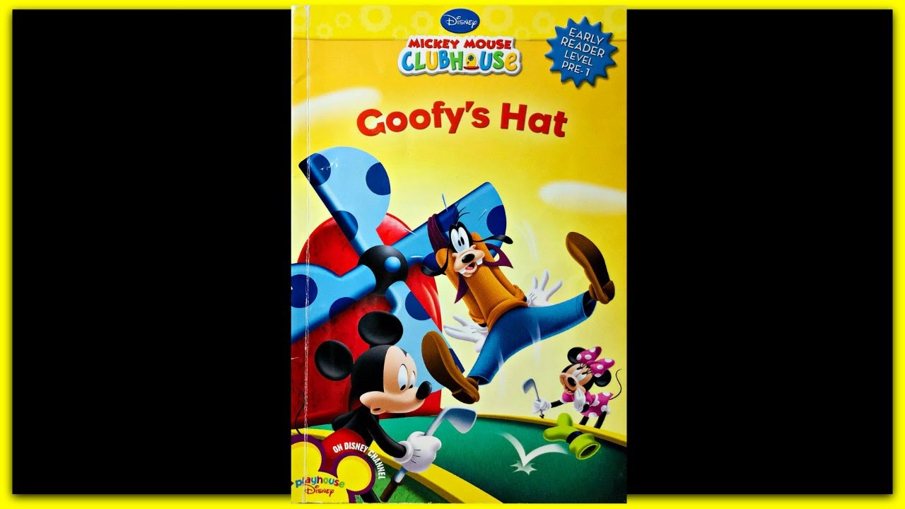 Disney Mickey Mouse "GOOFY'S HAT" - Disney Junior Read Aloud Storybook ...