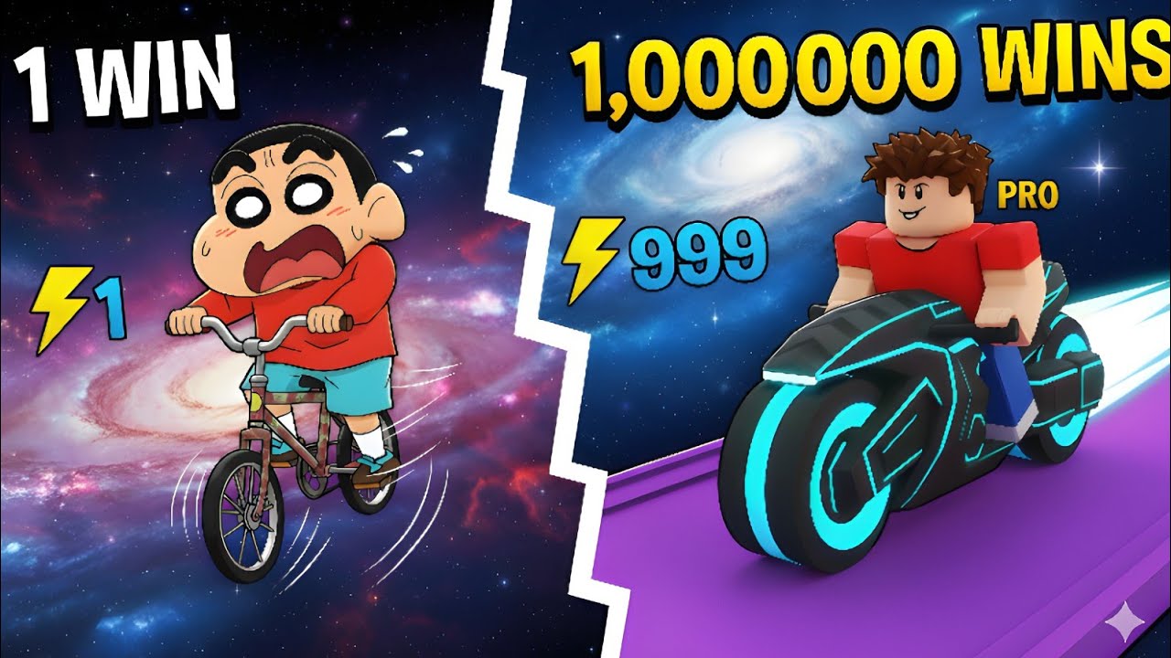 BECOMING THE FASTEST RACER IN ROBLOX BIKE RACE SIMULATOR ! - YouTube