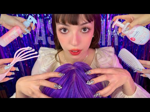ASMR SPA DE CABEÇA COMPLETO 🧖‍♀️