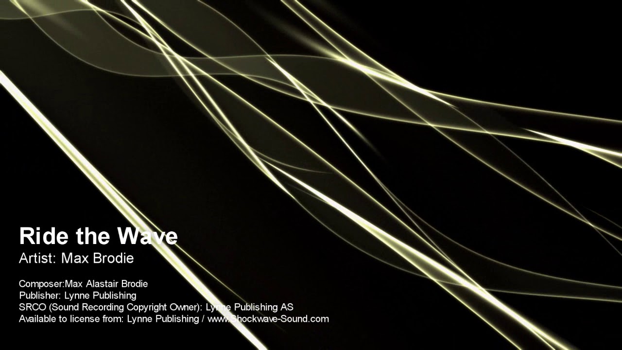 Ride the Wave - Max Brodie (Lynne Publishing) - YouTube