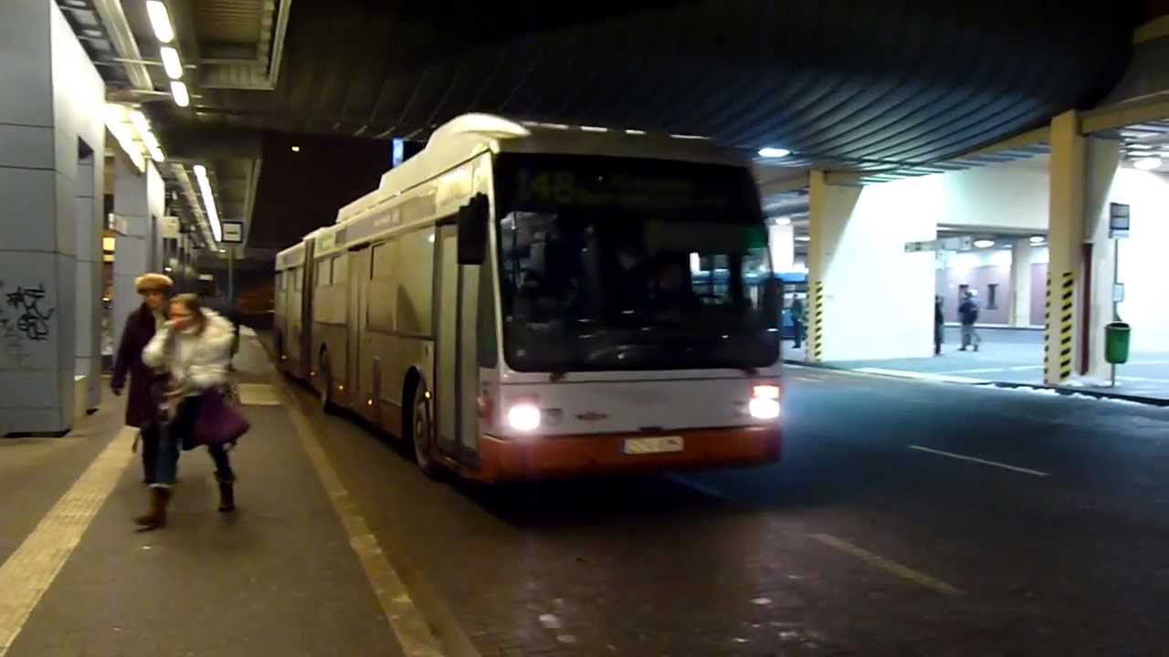 Budapest Van Hool AG300 ex STIB - YouTube