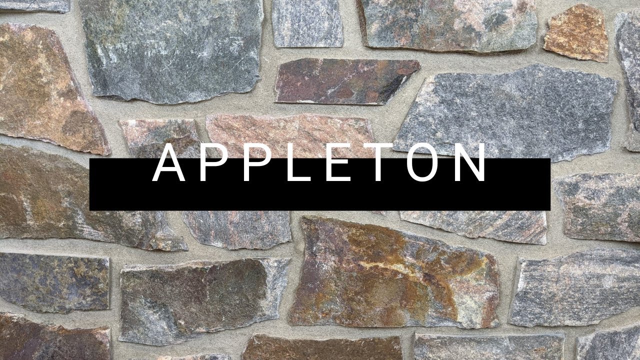 Appleton Natural Wisconsin Granite Thin Stone Veneer - YouTube