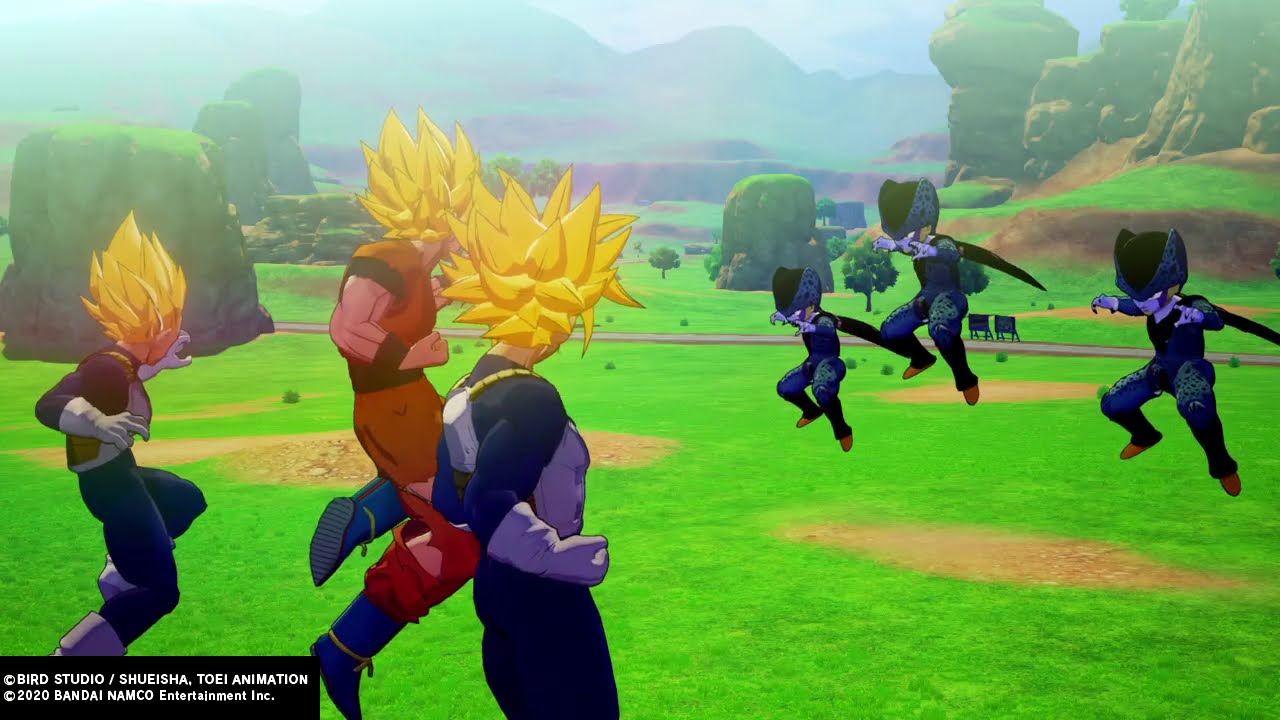 Z Fighters vs. Cell Juniors (Dragon Ball Z: Kakarot Android Saga ...