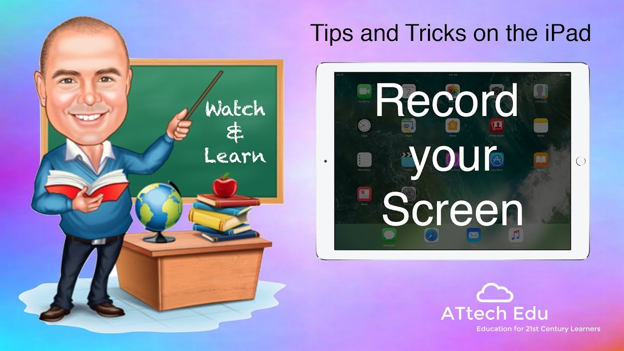 Screen recording in iOS 11 on the iPad - Record your Screencast as a ...