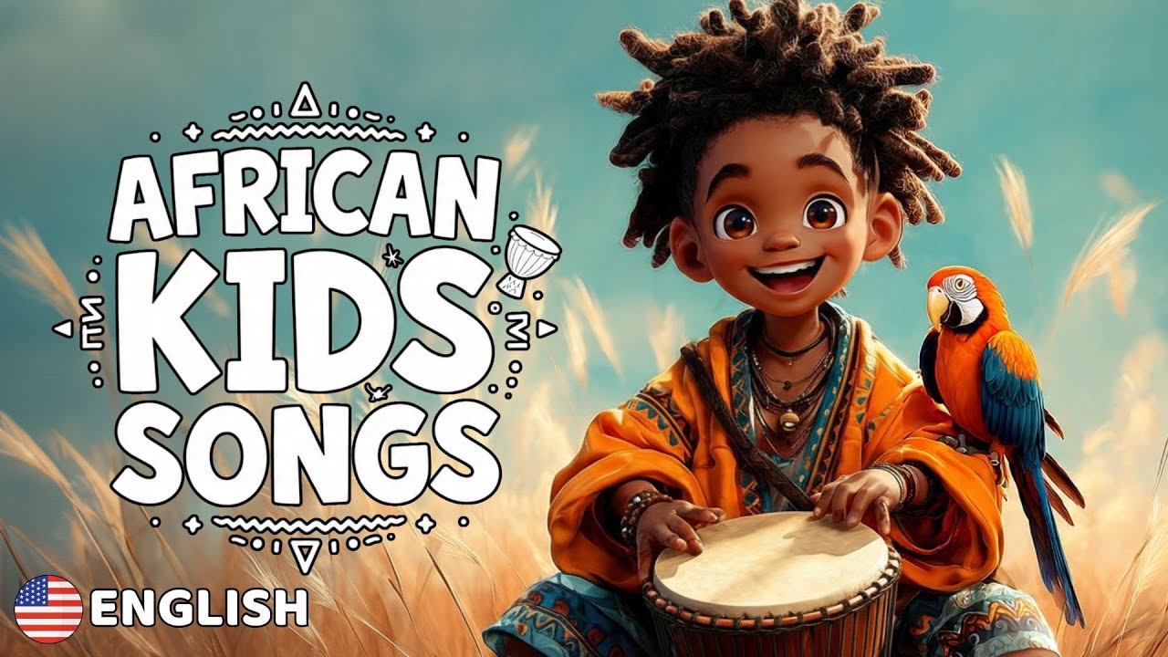 🎵 African Kids Songs – Fun Village Music, Colors & Animals | Songs for ...