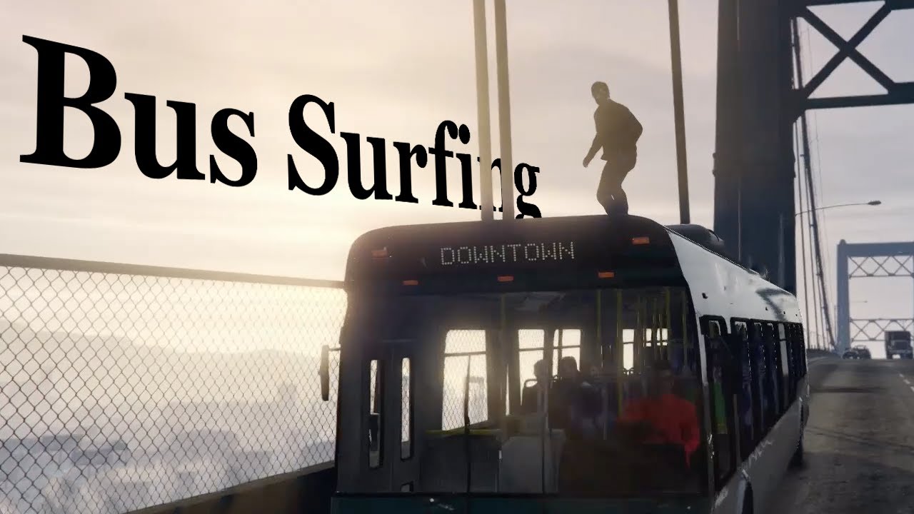 Bus Surfing - YouTube