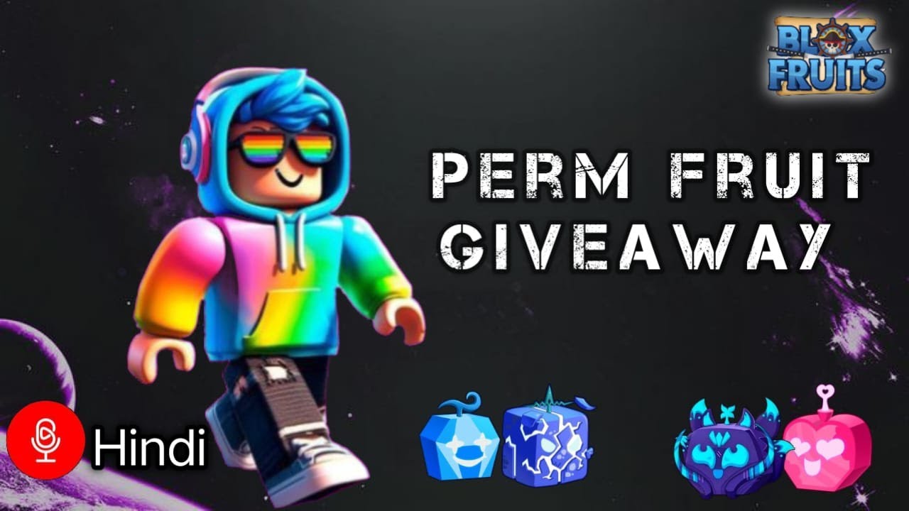 Blox fruits permanent fruit giveaway at 25 watching - YouTube