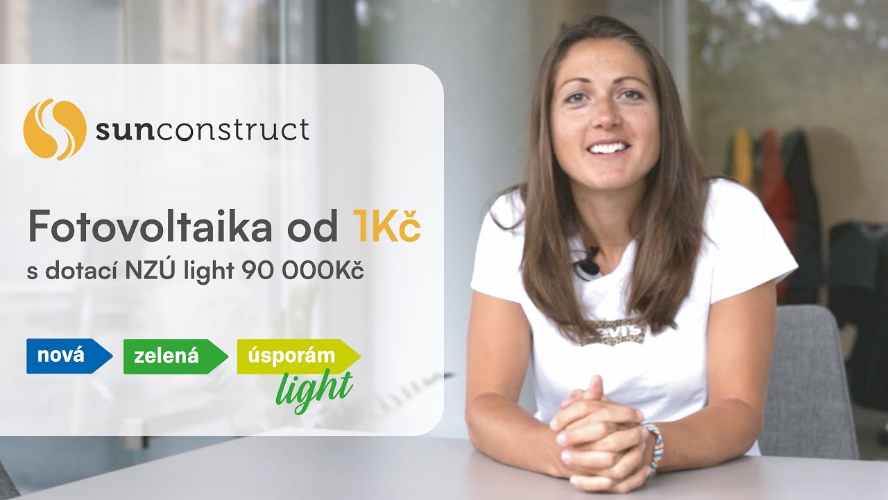 Fotovoltaika od 1Kč s dotací NZÚ light. - YouTube