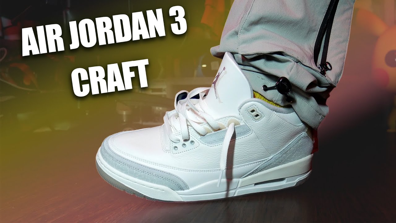 How To Perfectly Loose Lace the Ivory Air Jordan 3 Craft - YouTube