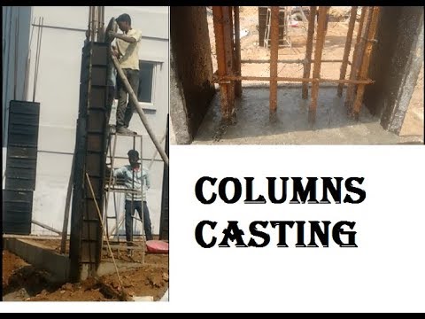 Column casting Building construction part-13 || #civiltechconstructions ...