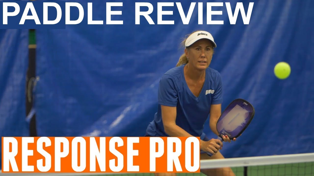 Jennifer Lucore Reviews the Prince Response Pro Pickleball Paddle - YouTube