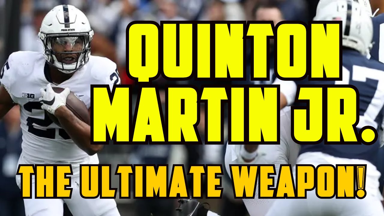 Quinton Martin Jr. is the WEAPON Penn State NEEDS!!! - YouTube