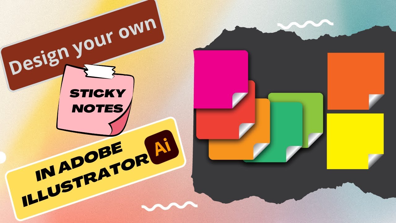 Creating Custom Peel Effect Sticky Notes In Adobe Illustrator Perfect Creating Custom Peel Effect Sticky Notes In Adobe Illustrator Perfect