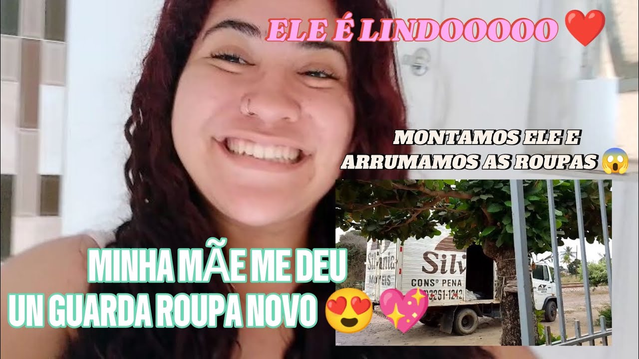 Minha MÃe Me Deu Um Guarda Roupa Novo 😍💖 Ele É Lindooooo ️ Arrumamos