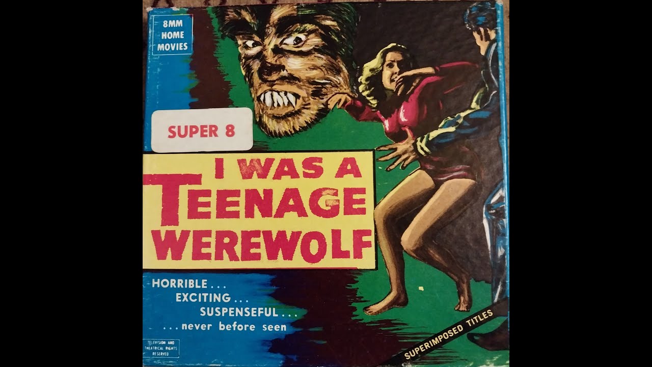 I Was A Teenage Werewolf Ken Films Super 8mm 200ft complete edition ...