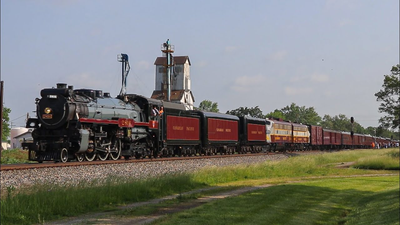 Canadian Pacific 2816: The Final Spike Tour Supercut! - YouTube
