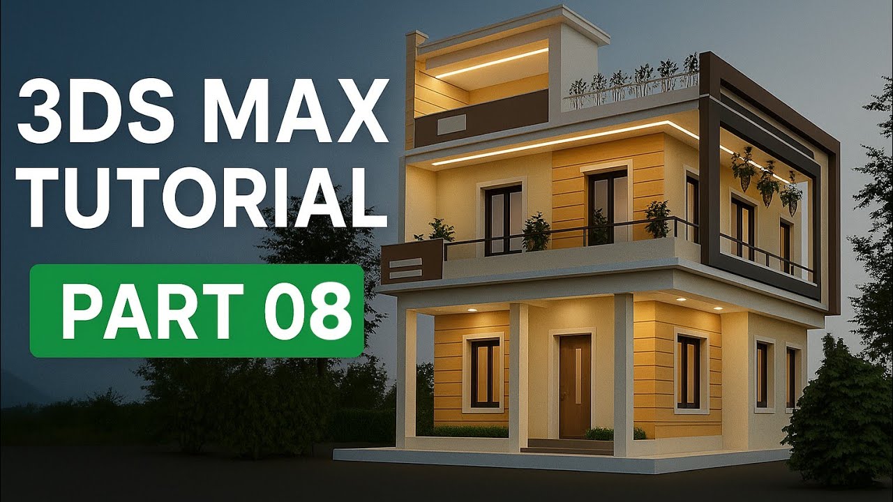 3ds max Tutorial | 3ds max lighting Tutorial | 3ds max lighting | Part ...