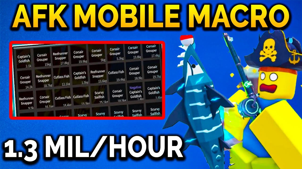 *MOBILE* Roblox Fisch Macro FOR FREE! (NEW) - YouTube