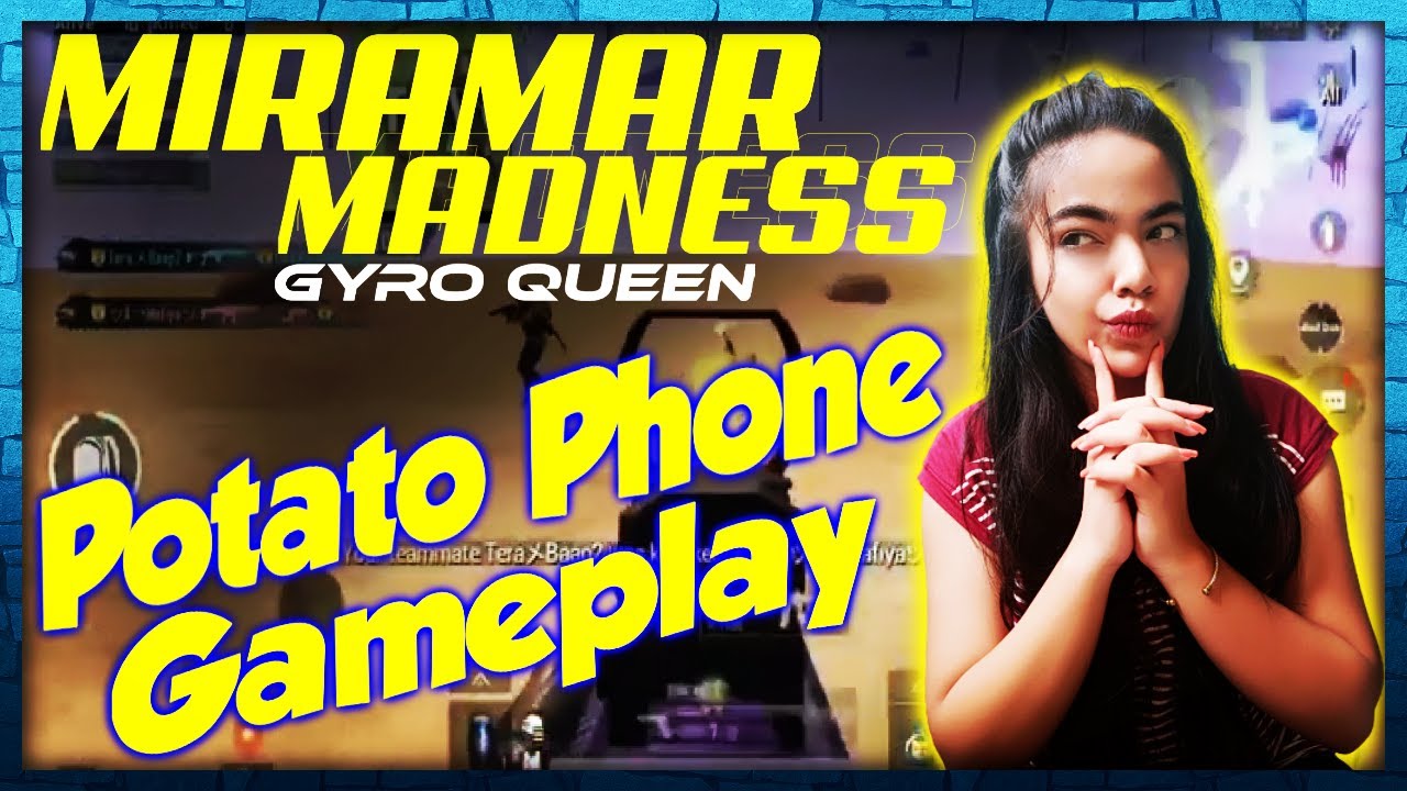 POTATO PHONE GAMEPLAY | PUBG MOBILE INDIA | GYRO GAMER | INDIAN PUBG ...