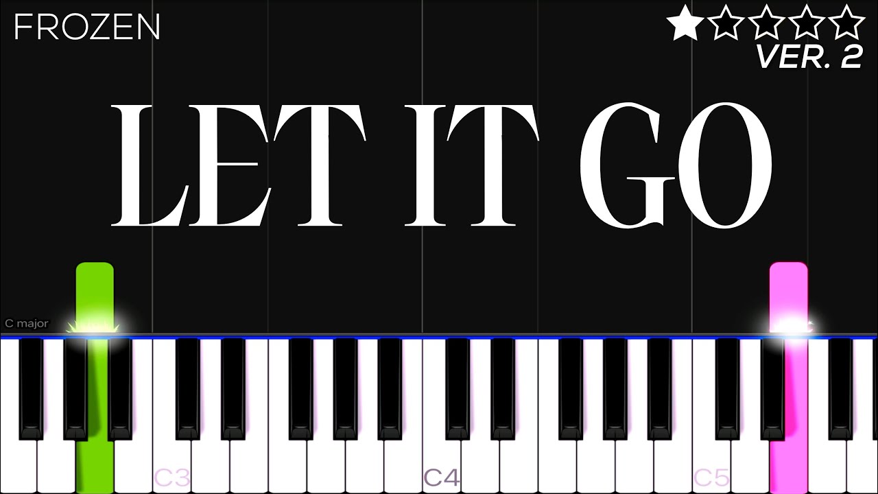 Frozen - Let It Go | EASY Piano Tutorial - YouTube