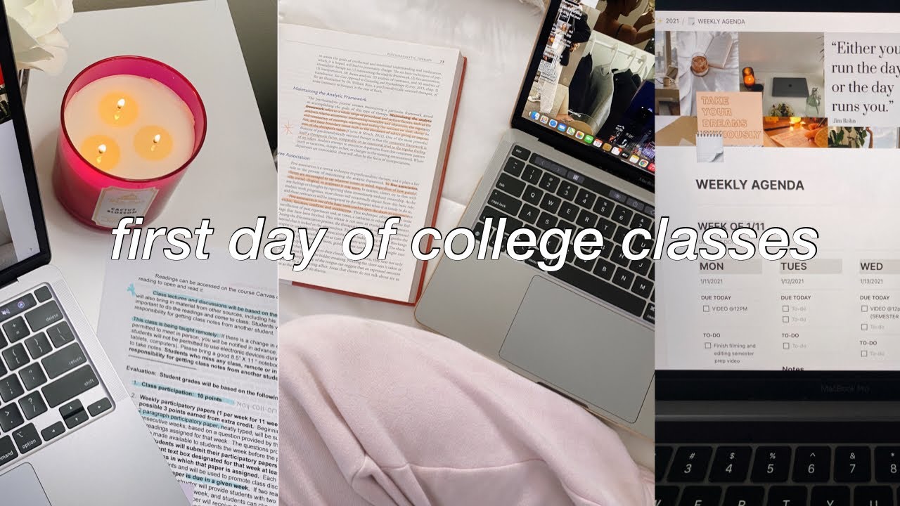 first day of COLLEGE classes 2021 **penn state - YouTube