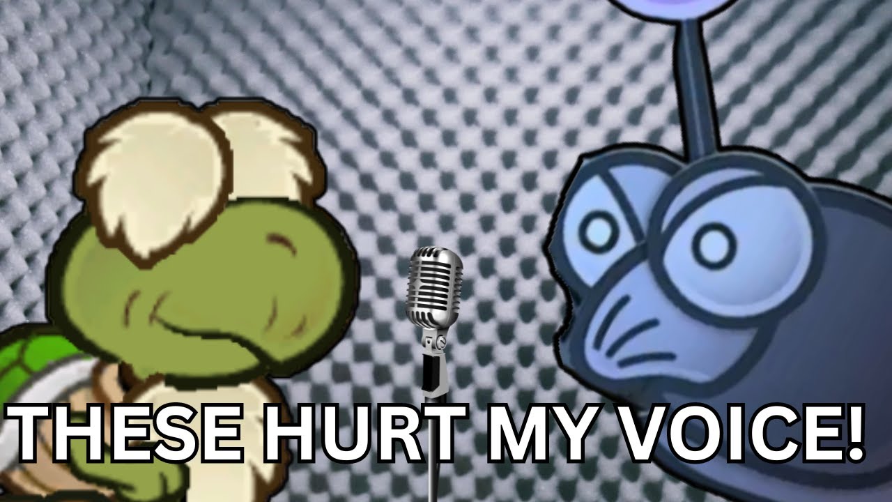 I Hurt My Throat Voicing These Paper Mario Characters - YouTube