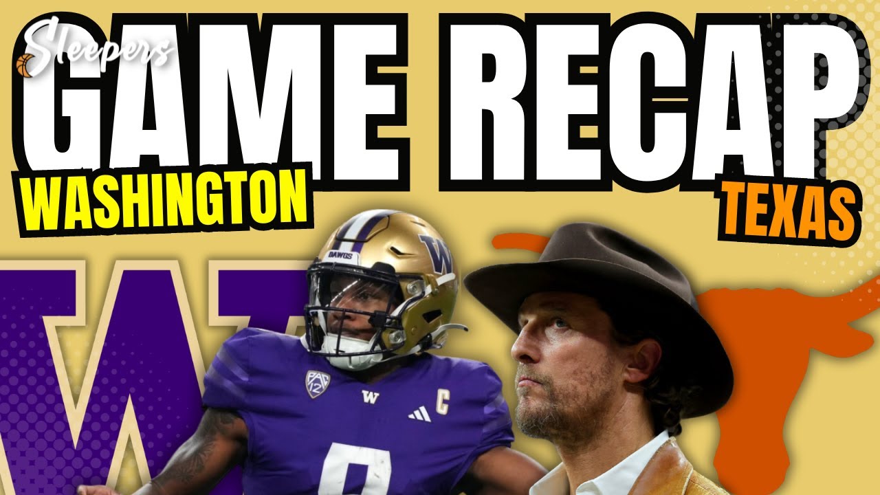Washington vs. Texas Game Recap - Sugar Bowl Reaction - YouTube